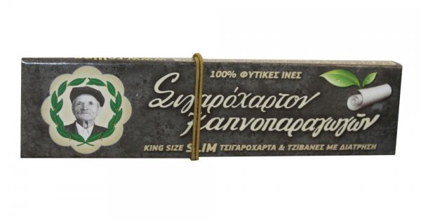 ΛΕΠΤΟ (47580) KING SIZE SLIM ΤΣΙΓΑΡΟΧΑΡΤΟ + ΤΖΙΒΑΝΕΣ ΤΟΥ ΠΑΠΠΟΥ